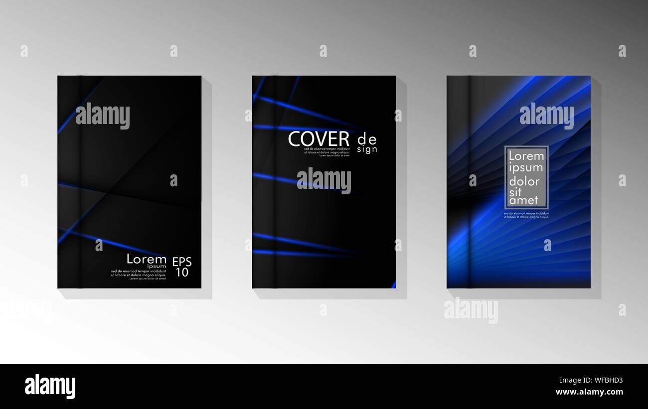 Vector collection of book cover backgrounds. eps 10 vector design ...