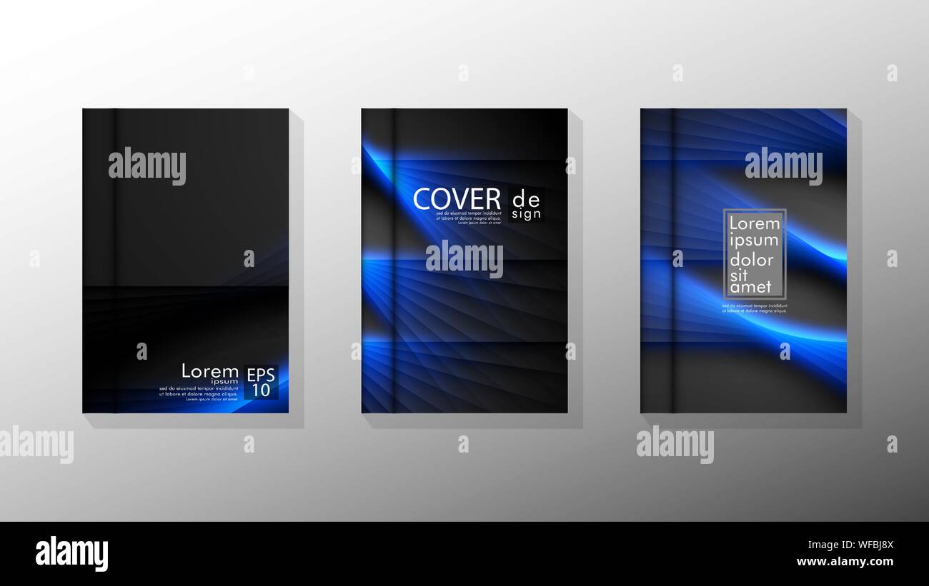 Vector collection of book cover backgrounds. eps 10 vector design ...