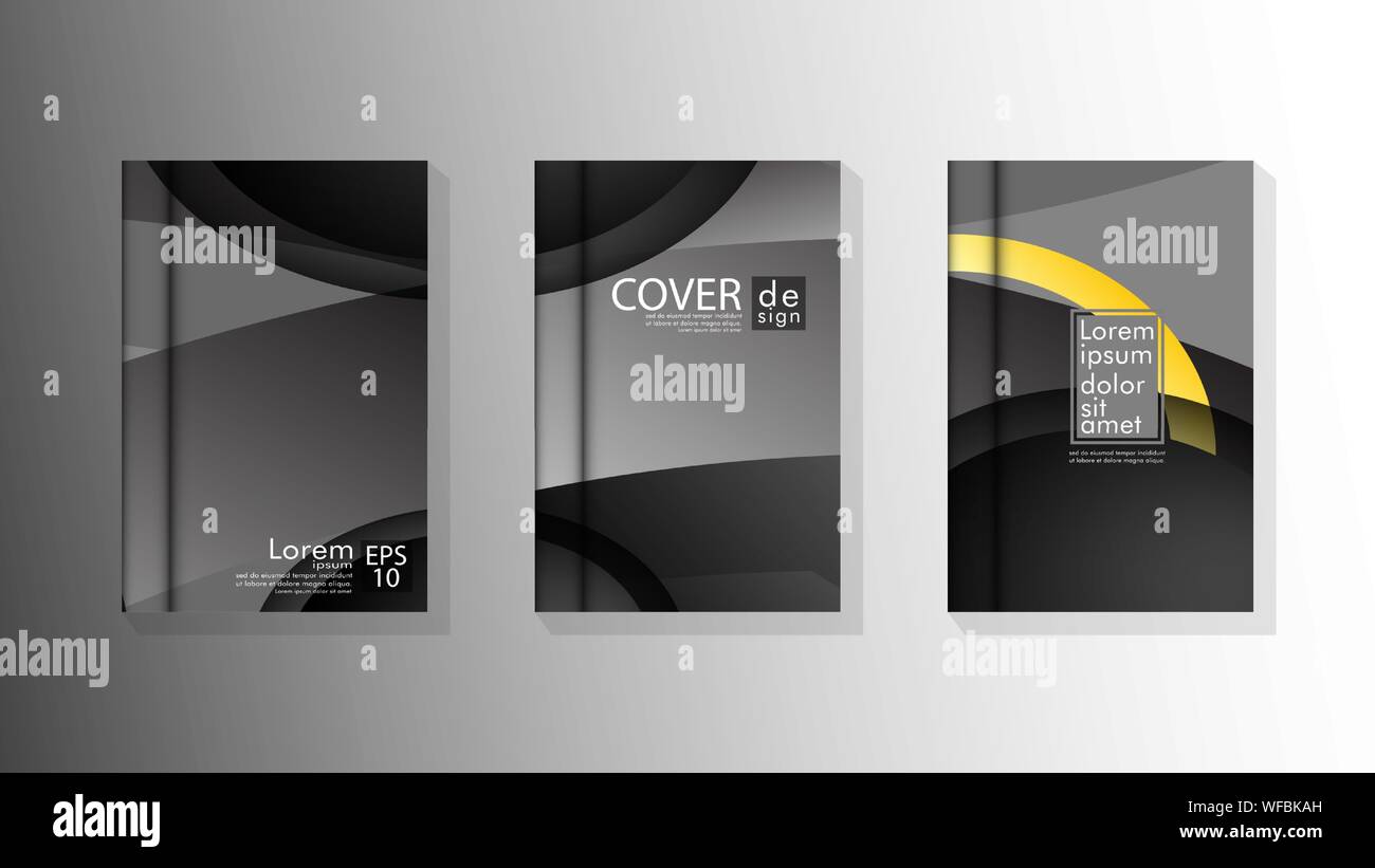 Vector collection of book cover backgrounds. eps 10 vector design ...