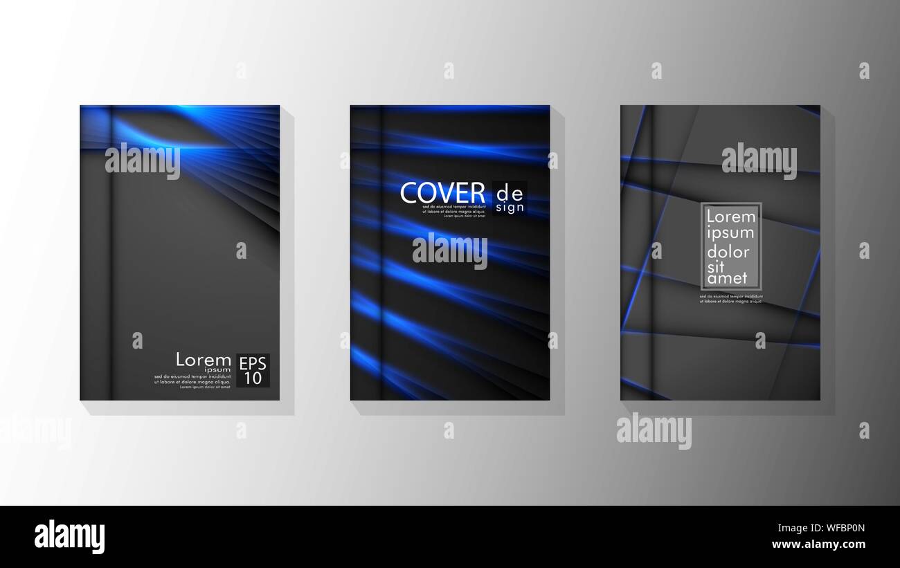 Vector collection of book cover backgrounds. eps 10 vector design ...