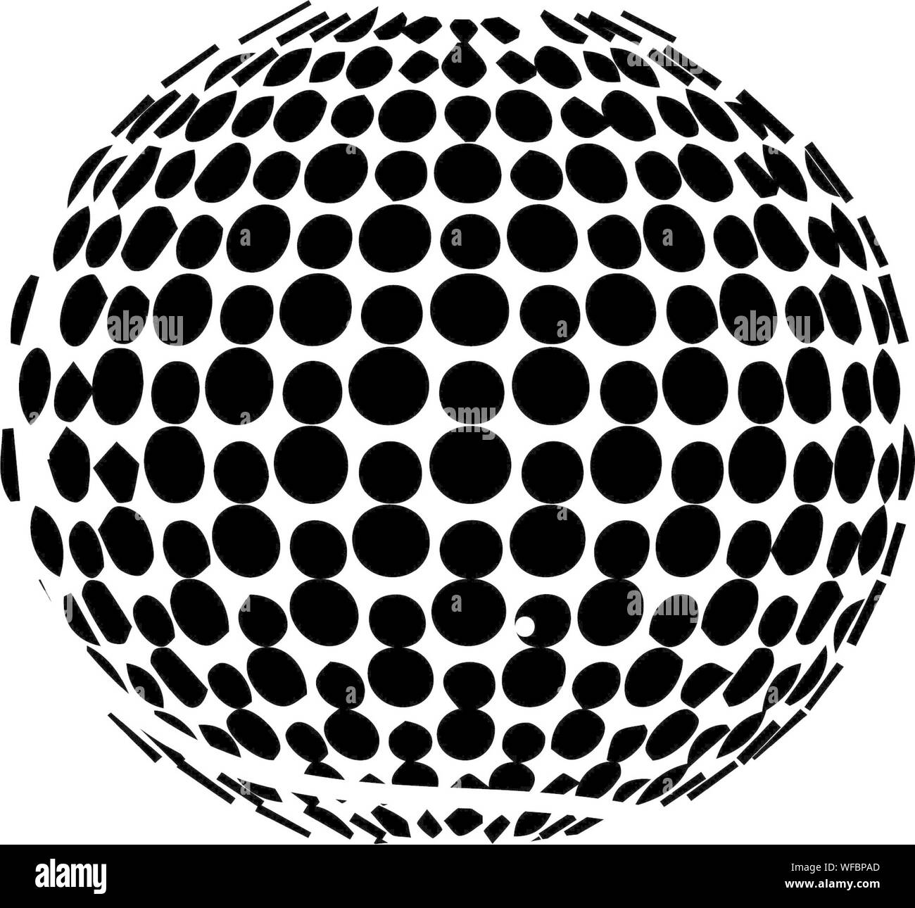 3d ball illustrator pattern background design Stock Photo - Alamy