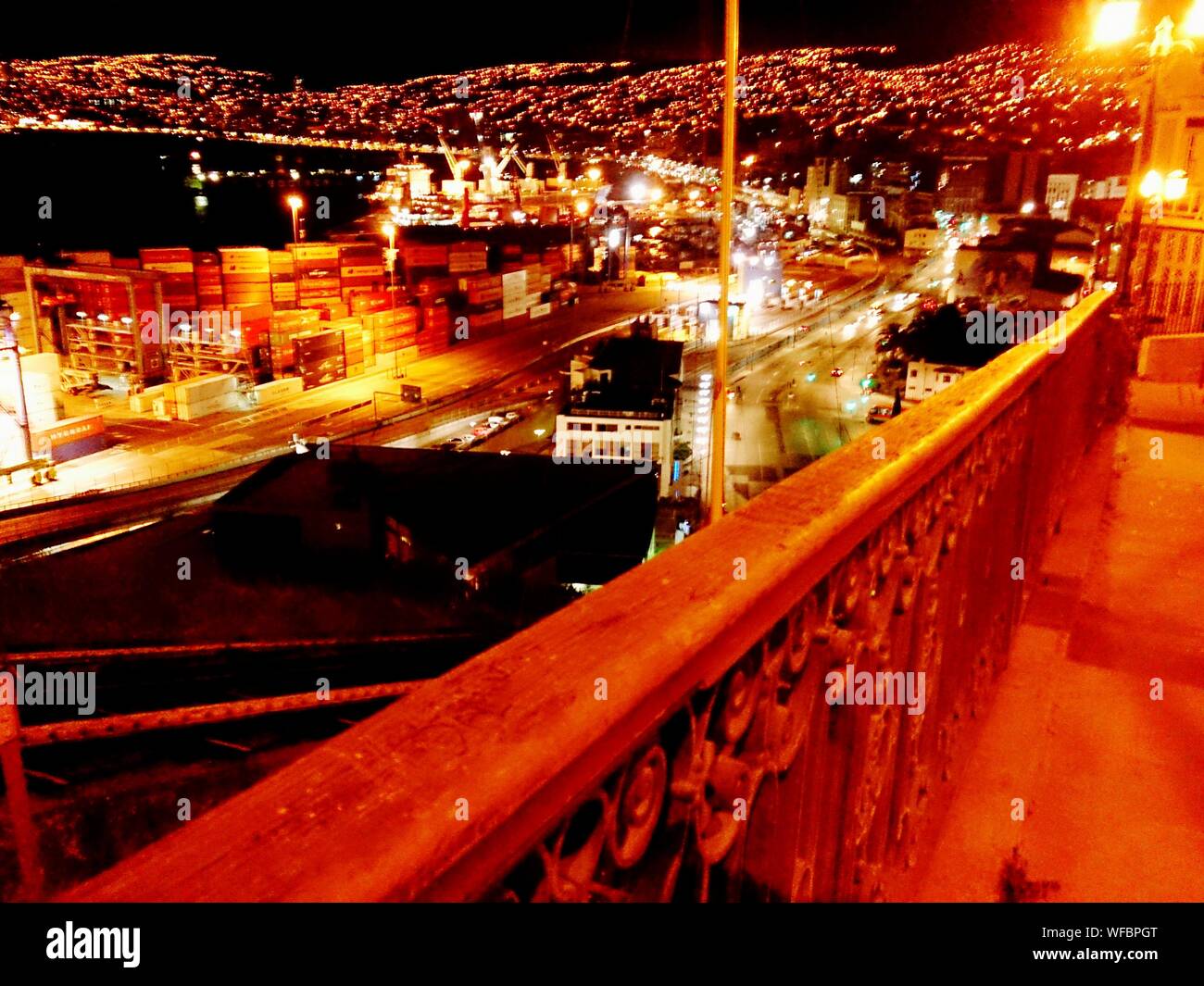 View From Balcony At Night High Resolution Stock Photography and Images ...