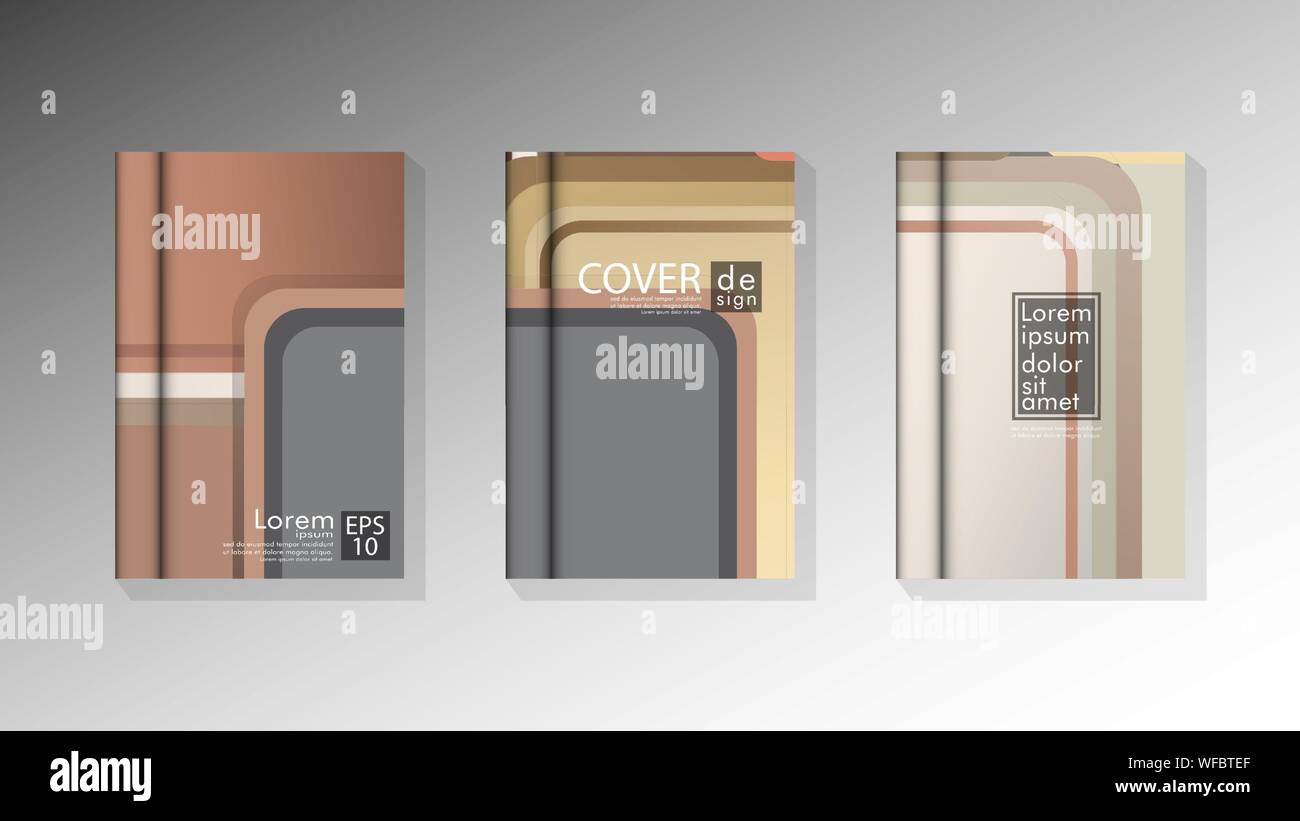Vector collection of book cover backgrounds. eps 10 vector design ...