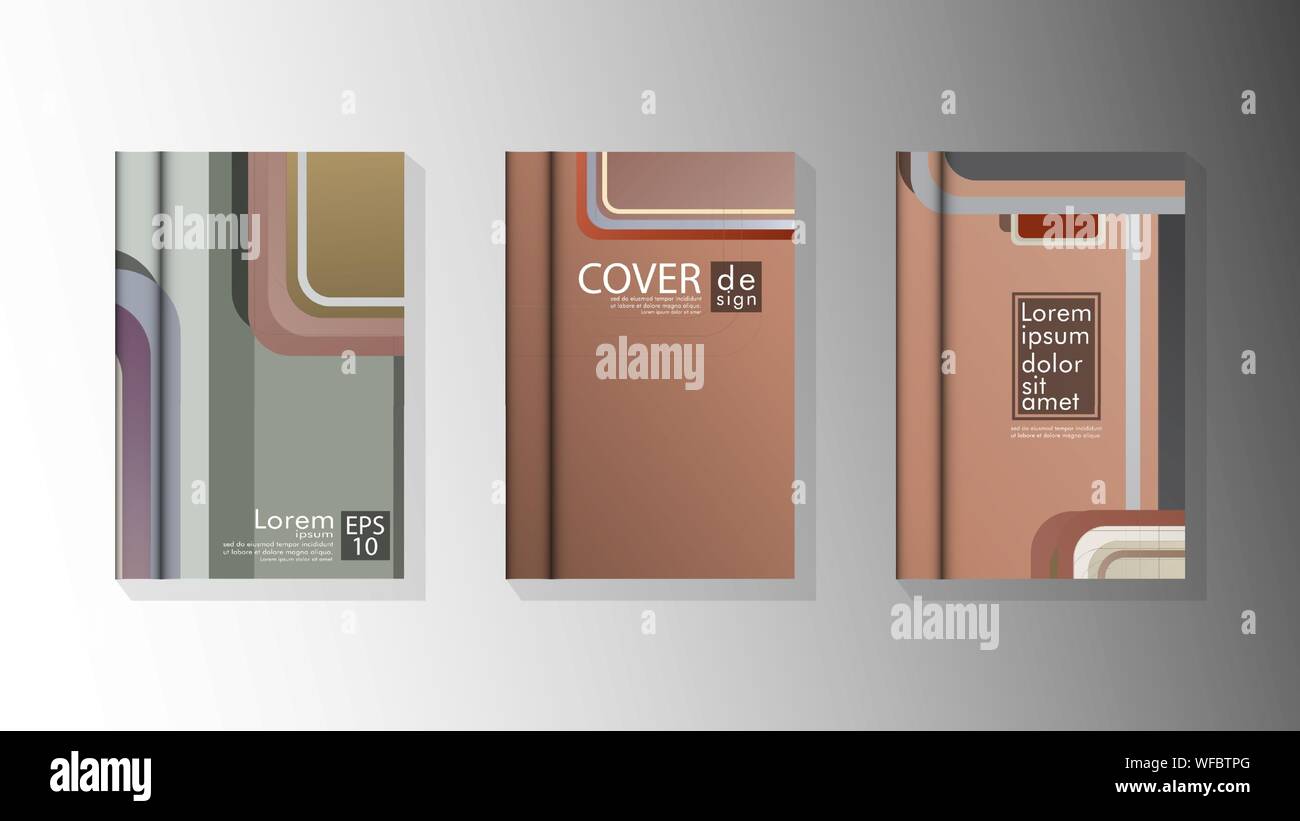 Vector collection of book cover backgrounds. eps 10 vector design ...