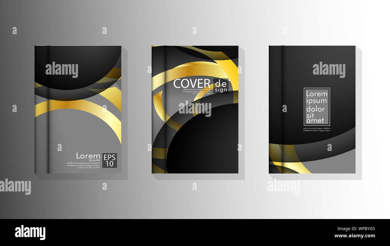 Vector collection of book cover backgrounds. eps 10 vector design ...
