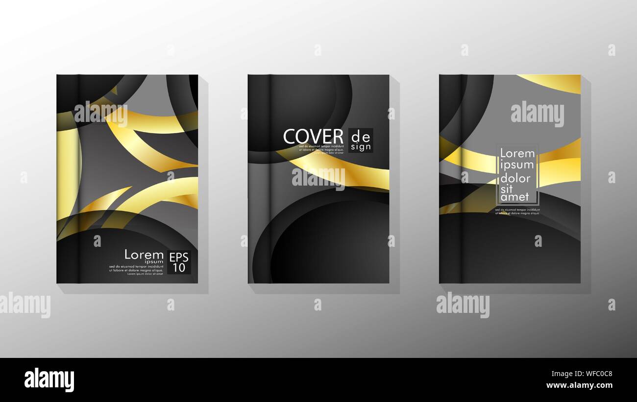 Vector collection of book cover backgrounds. eps 10 vector design ...
