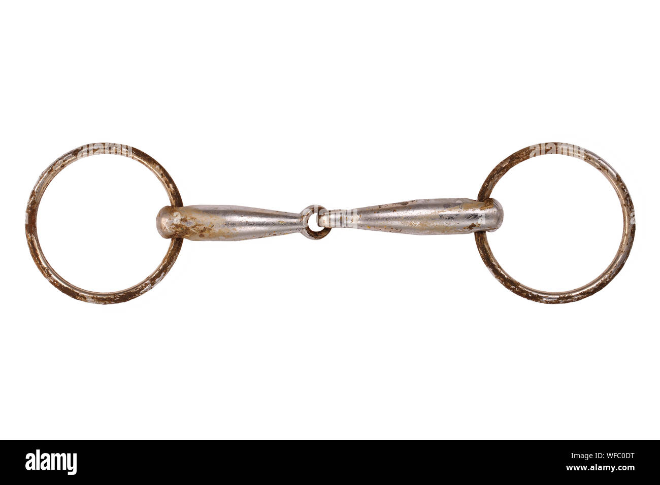 Horse bit isolated on white background Stock Photo - Alamy