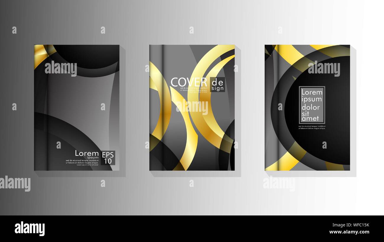 Vector collection of book cover backgrounds. eps 10 vector design ...