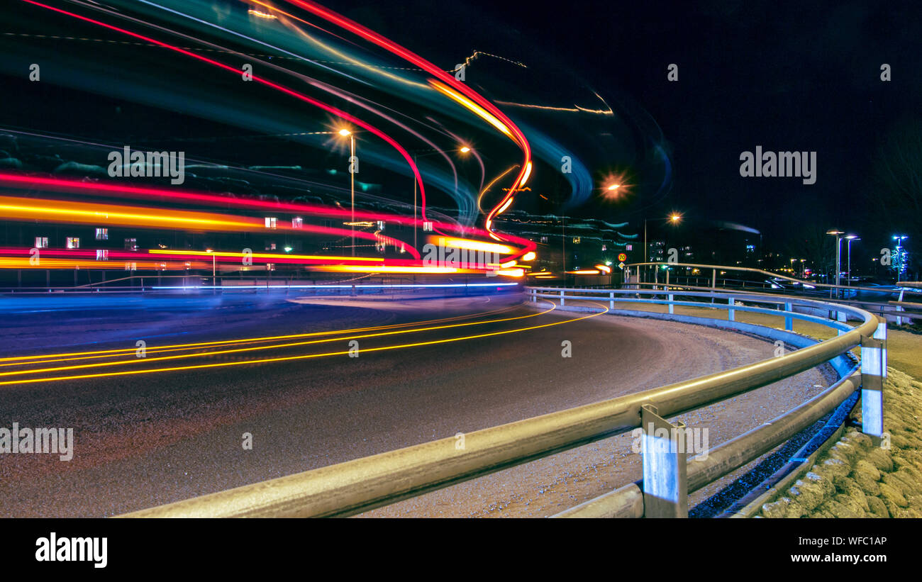 Curve street light hi-res stock photography and images - Alamy