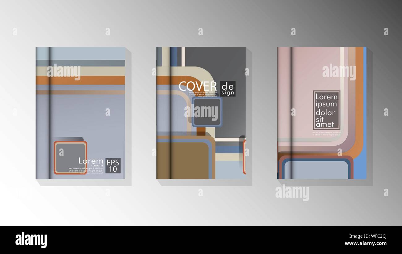 Vector collection of book cover backgrounds. eps 10 vector design ...