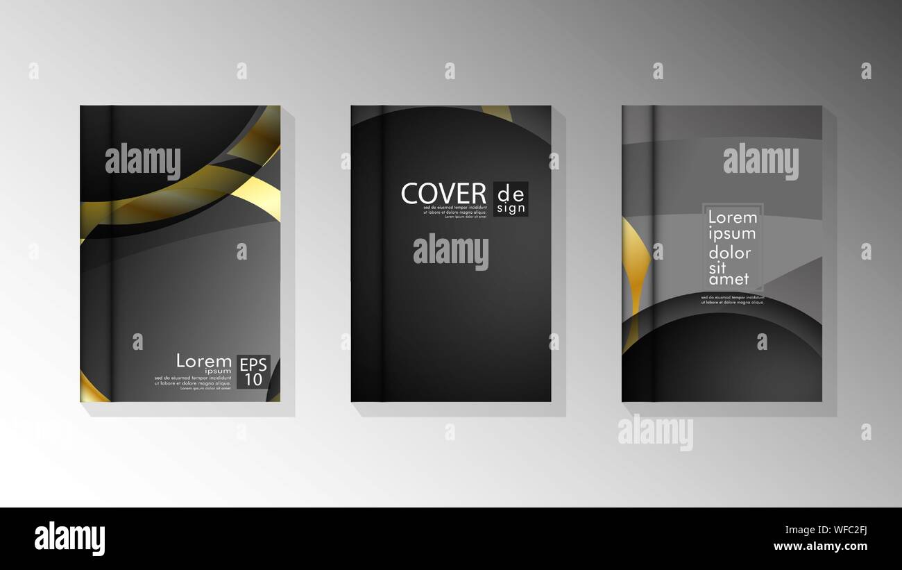 Vector collection of book cover backgrounds. eps 10 vector design ...