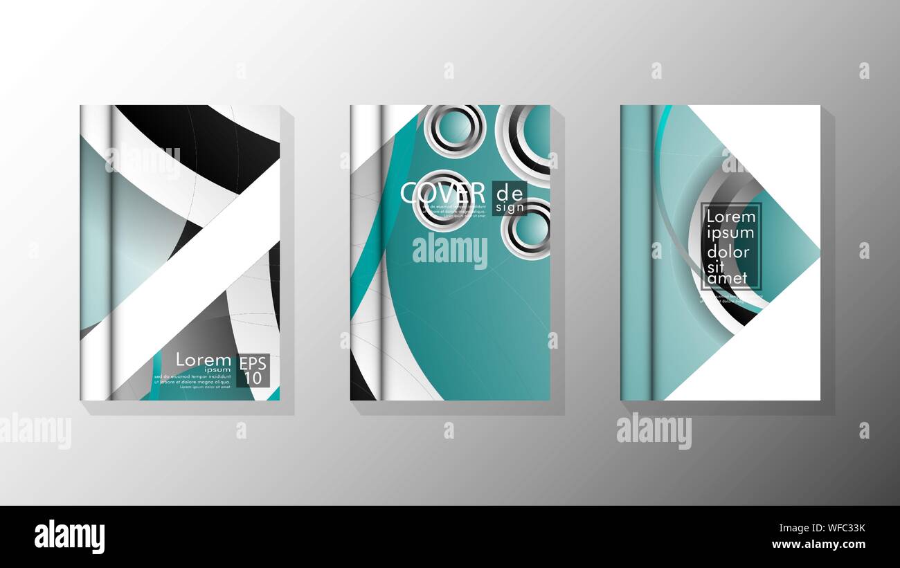 Vector collection of book cover backgrounds. eps 10 vector design ...