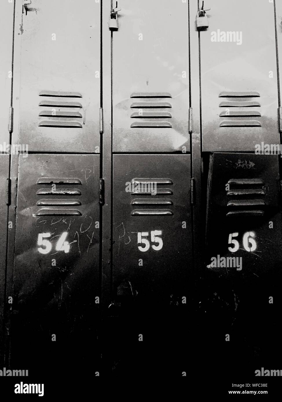 Close up lockers in locker hi-res stock photography and images - Alamy