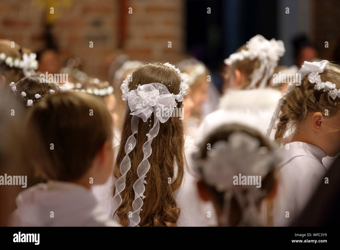 Child holy communion catholic hi-res stock photography and images - Alamy