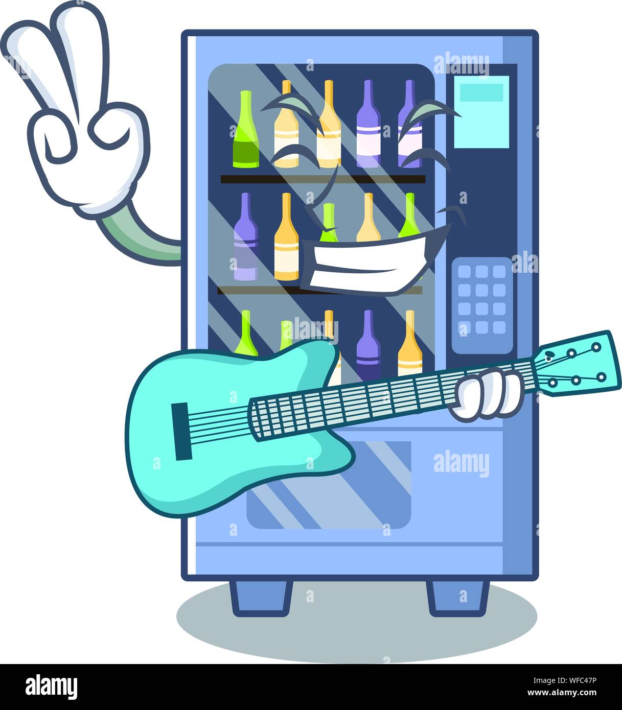 Automatic music machine Stock Vector Images - Alamy