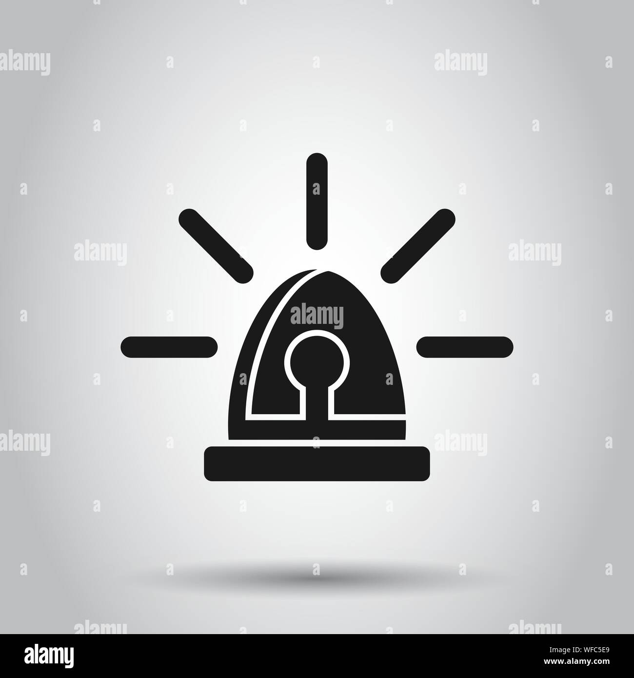 Police rotating in Stock Vector Images - Alamy