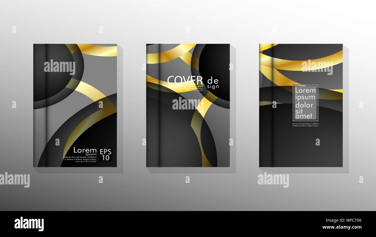 Vector collection of book cover backgrounds. eps 10 vector design ...