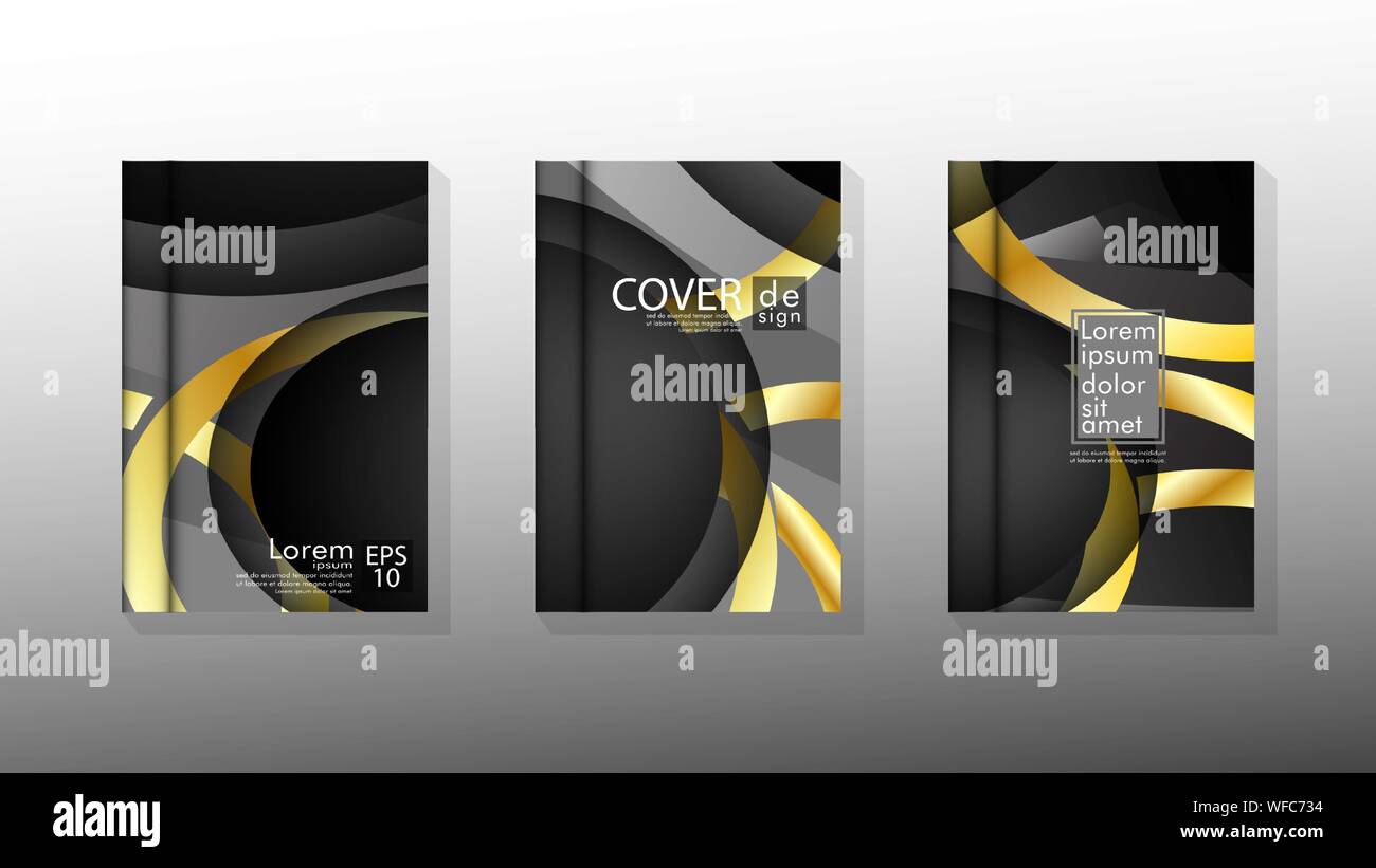 Vector collection of book cover backgrounds. eps 10 vector design ...