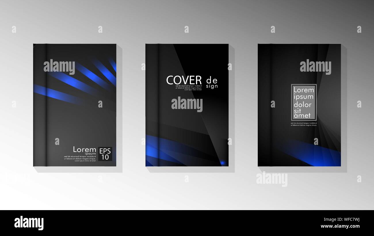 Vector collection of book cover backgrounds. eps 10 vector design ...