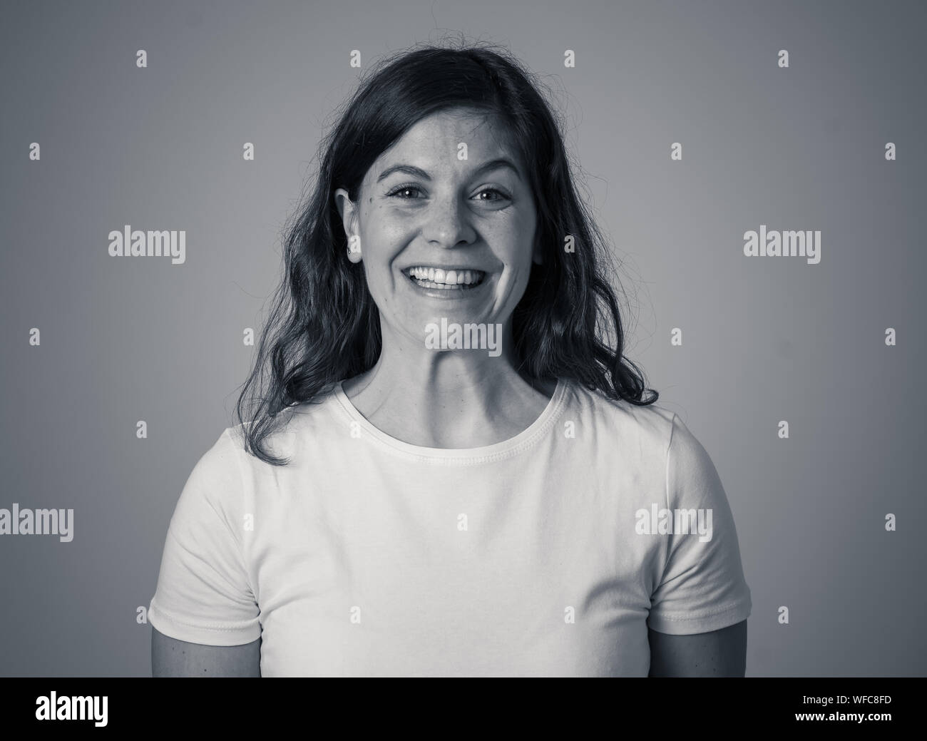 People, Positive human facial expressions and emotions concept. Close ...