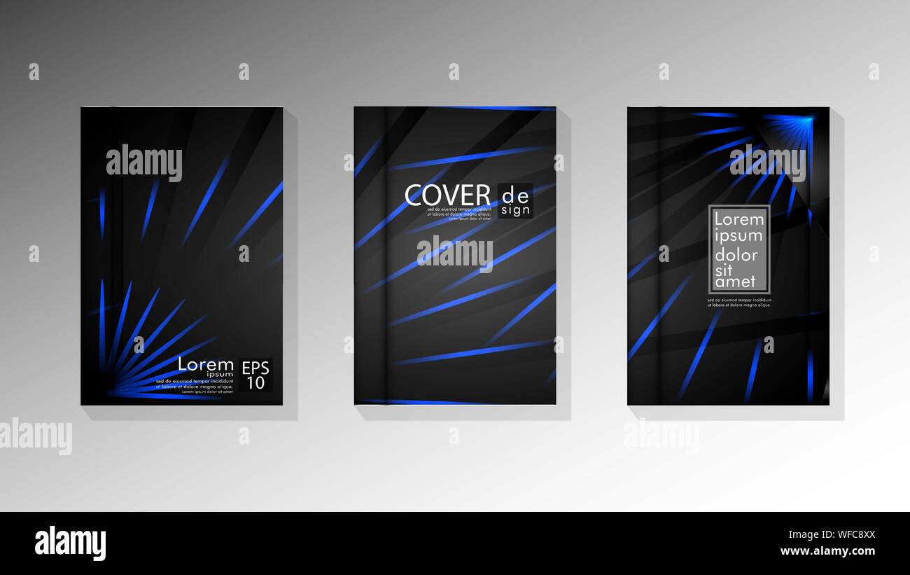Vector collection of book cover backgrounds. eps 10 vector design ...