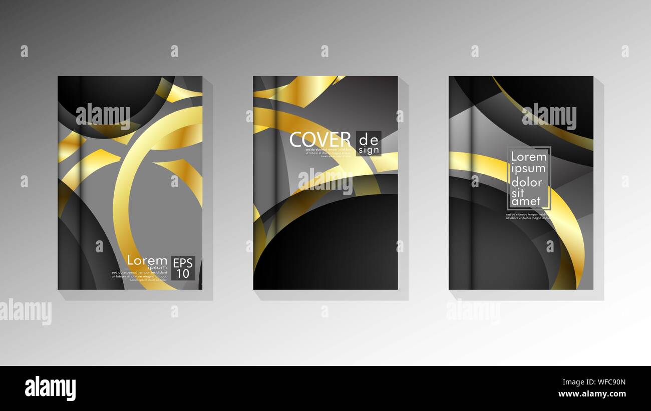 Vector collection of book cover backgrounds. eps 10 vector design ...