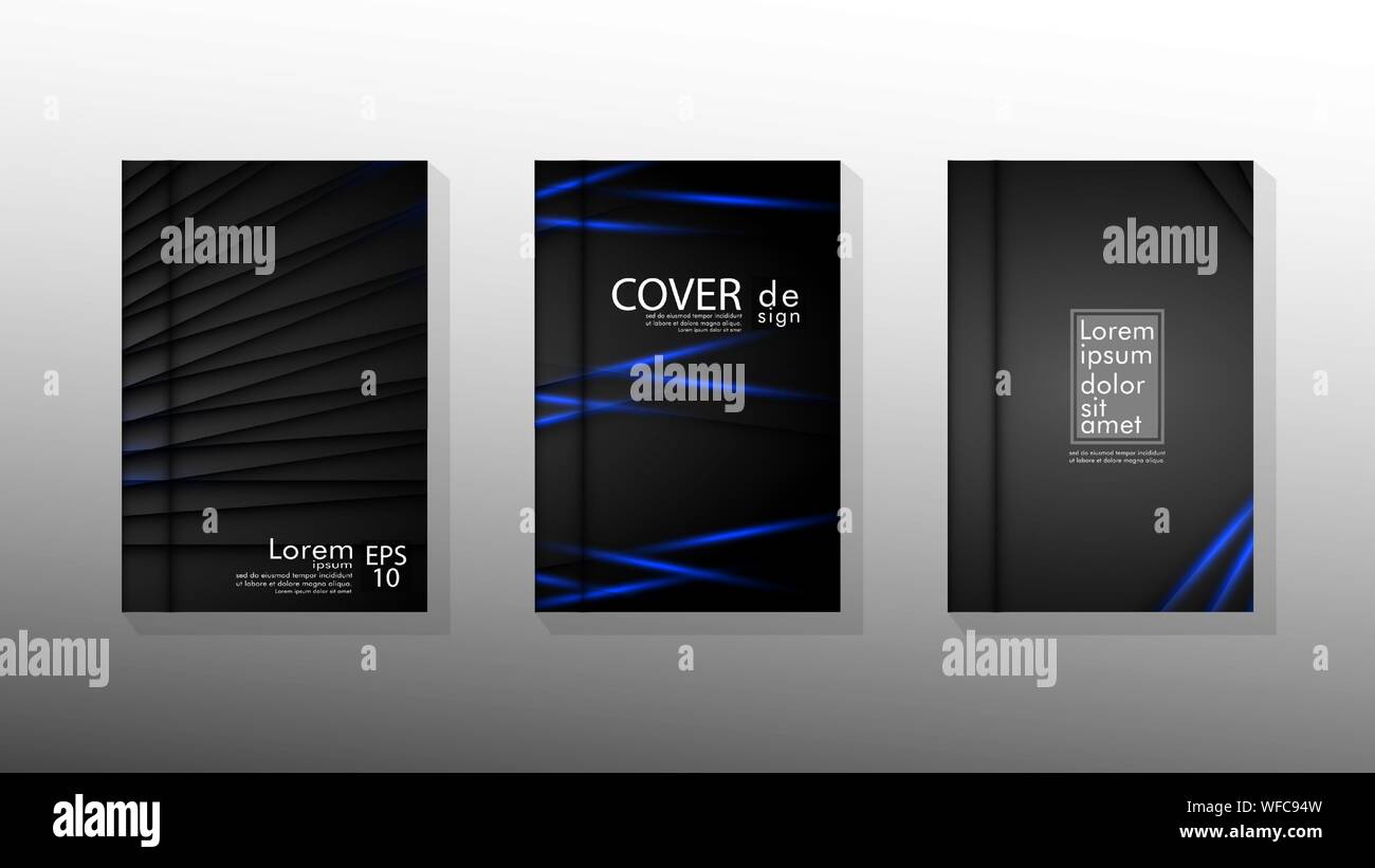 Vector collection of book cover backgrounds. eps 10 vector design ...