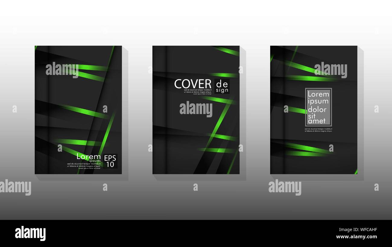 Vector collection of book cover backgrounds. eps 10 vector design ...