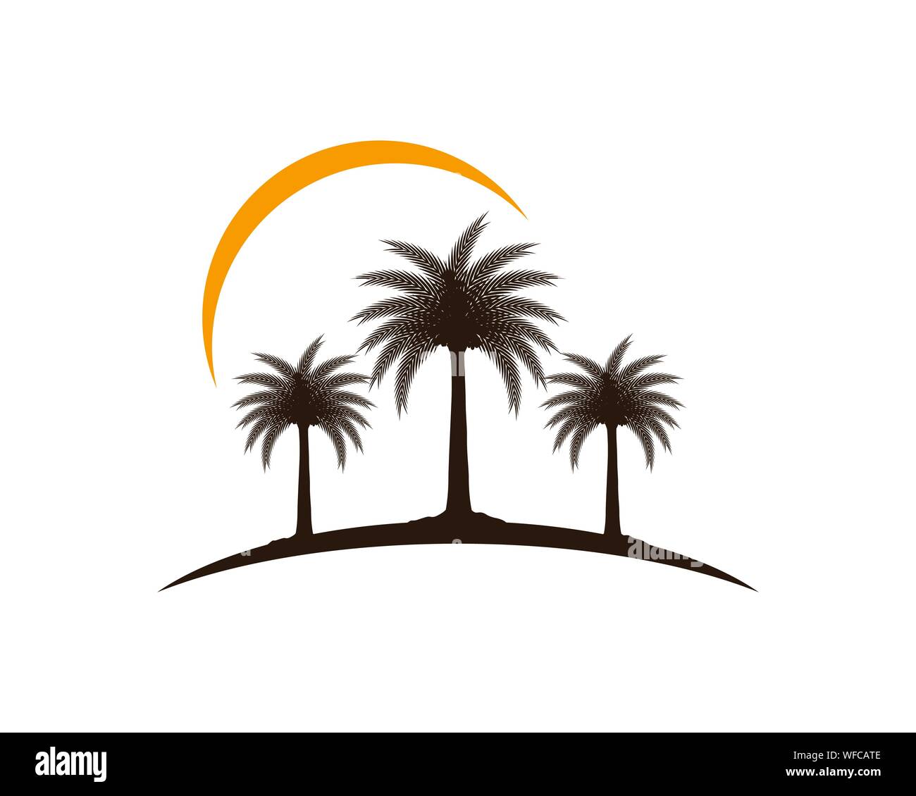 Date tree icon vector illustration logo template Stock Vector Image ...