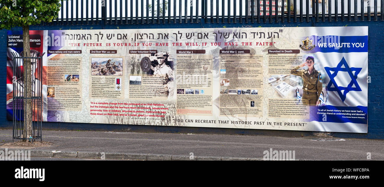John Henry Patterson Memorial, Northumberland Street, Belfast Stock ...