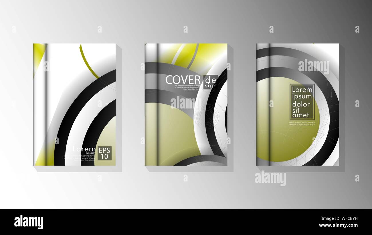 Vector collection of book cover backgrounds. eps 10 vector design ...