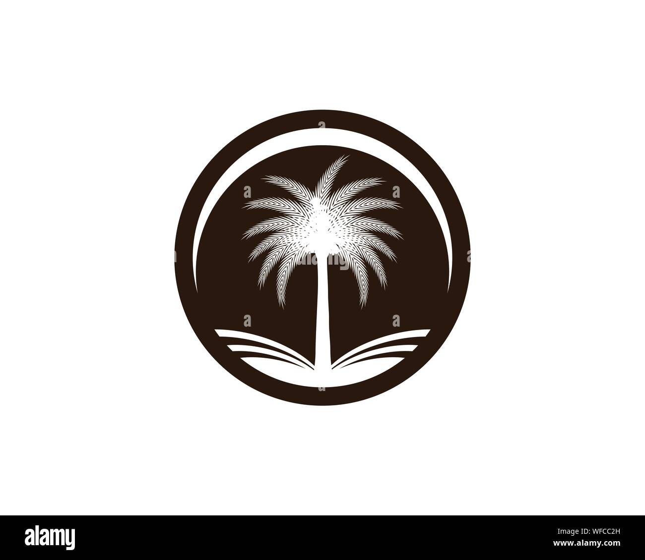 Date tree icon vector illustration logo template Stock Vector Image ...