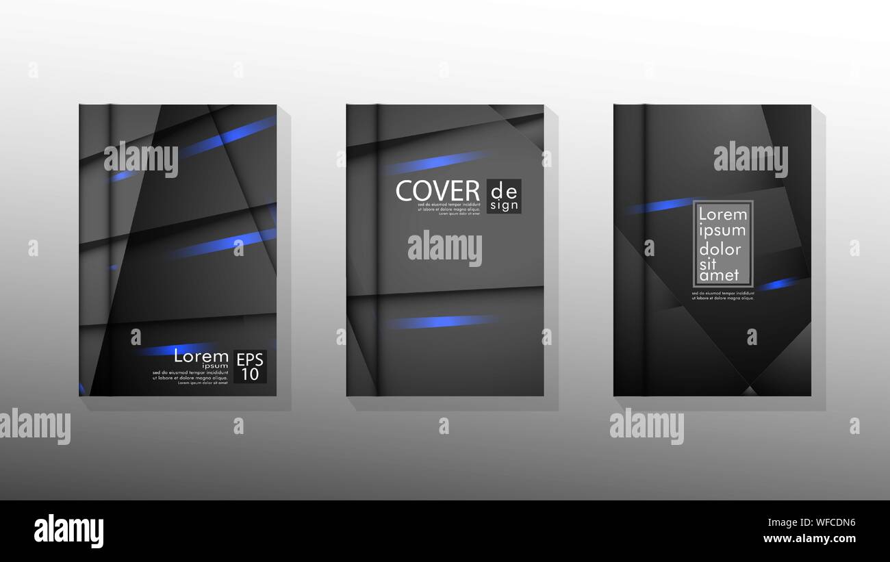 Vector collection of book cover backgrounds. eps 10 vector design ...