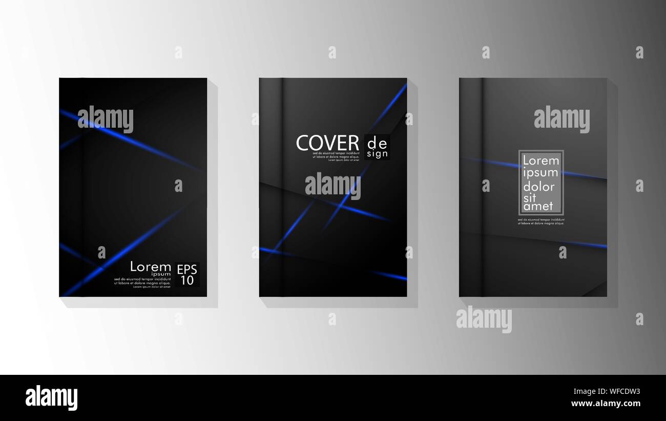 Vector collection of book cover backgrounds. eps 10 vector design ...