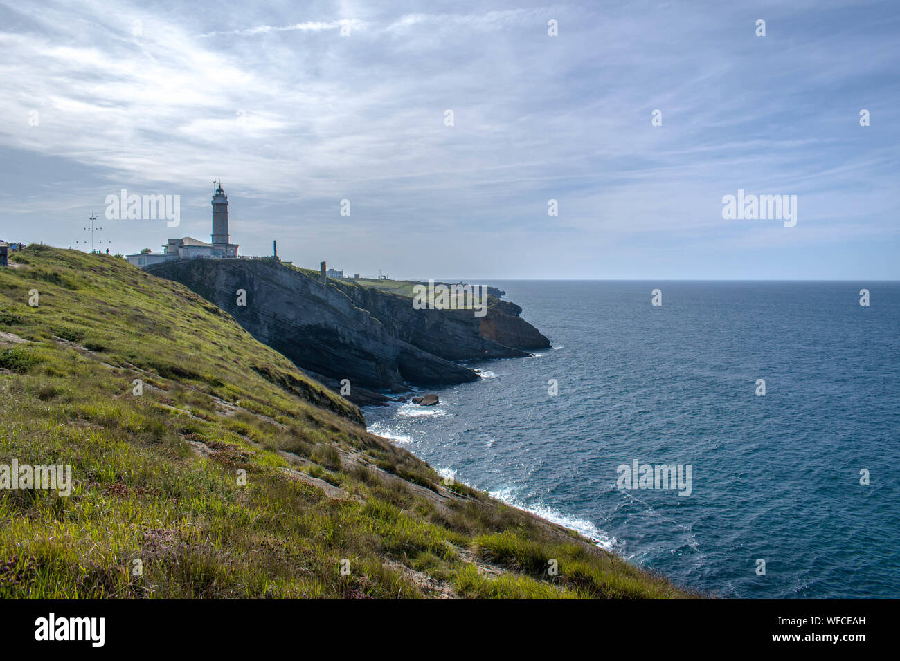 Cabo Mayor lighthouse in Santander, Cantabria, Spain Stock Photo - Alamy