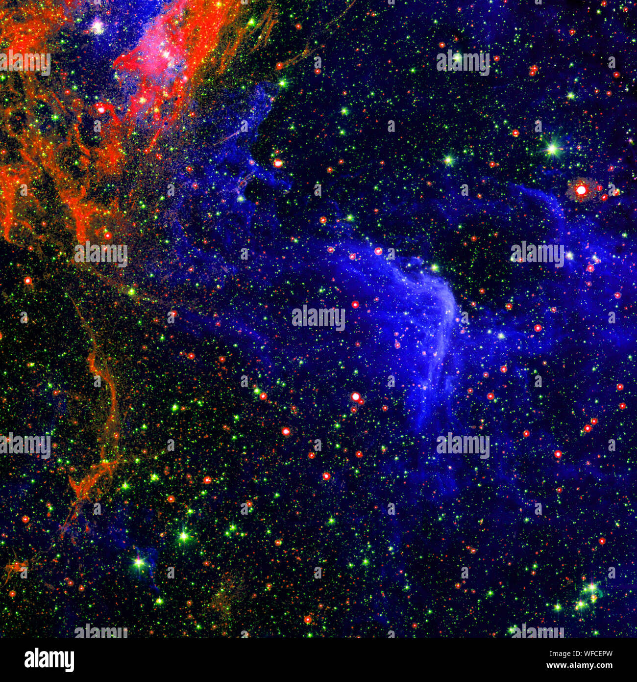 Nebula in outer space. Gas and dust clouds. Elements of this image ...