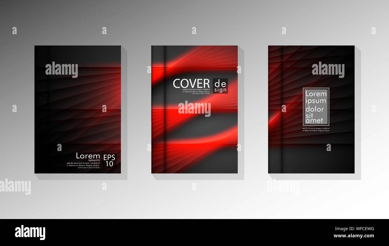 Vector collection of book cover backgrounds. eps 10 vector design ...