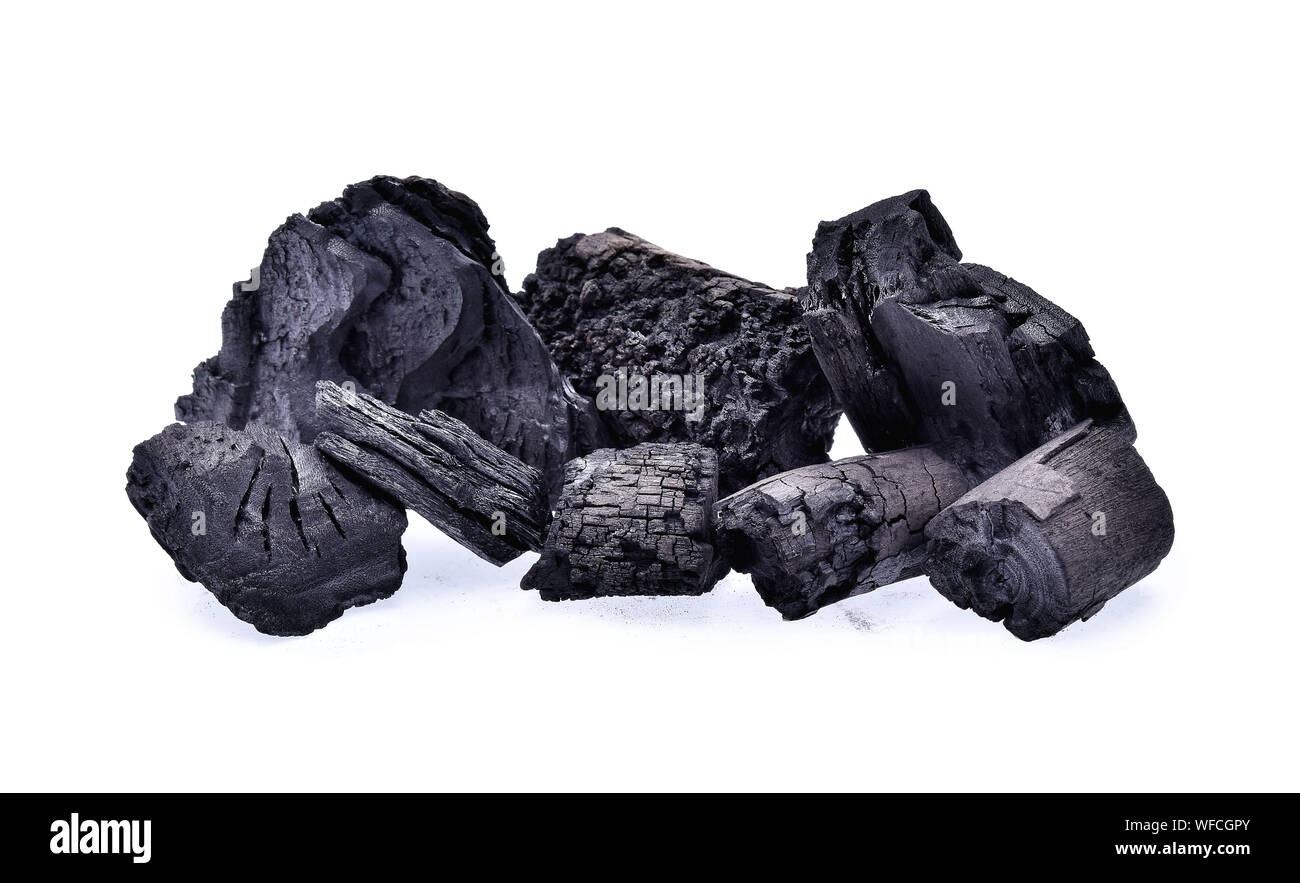 Coal on white background hi-res stock photography and images - Alamy