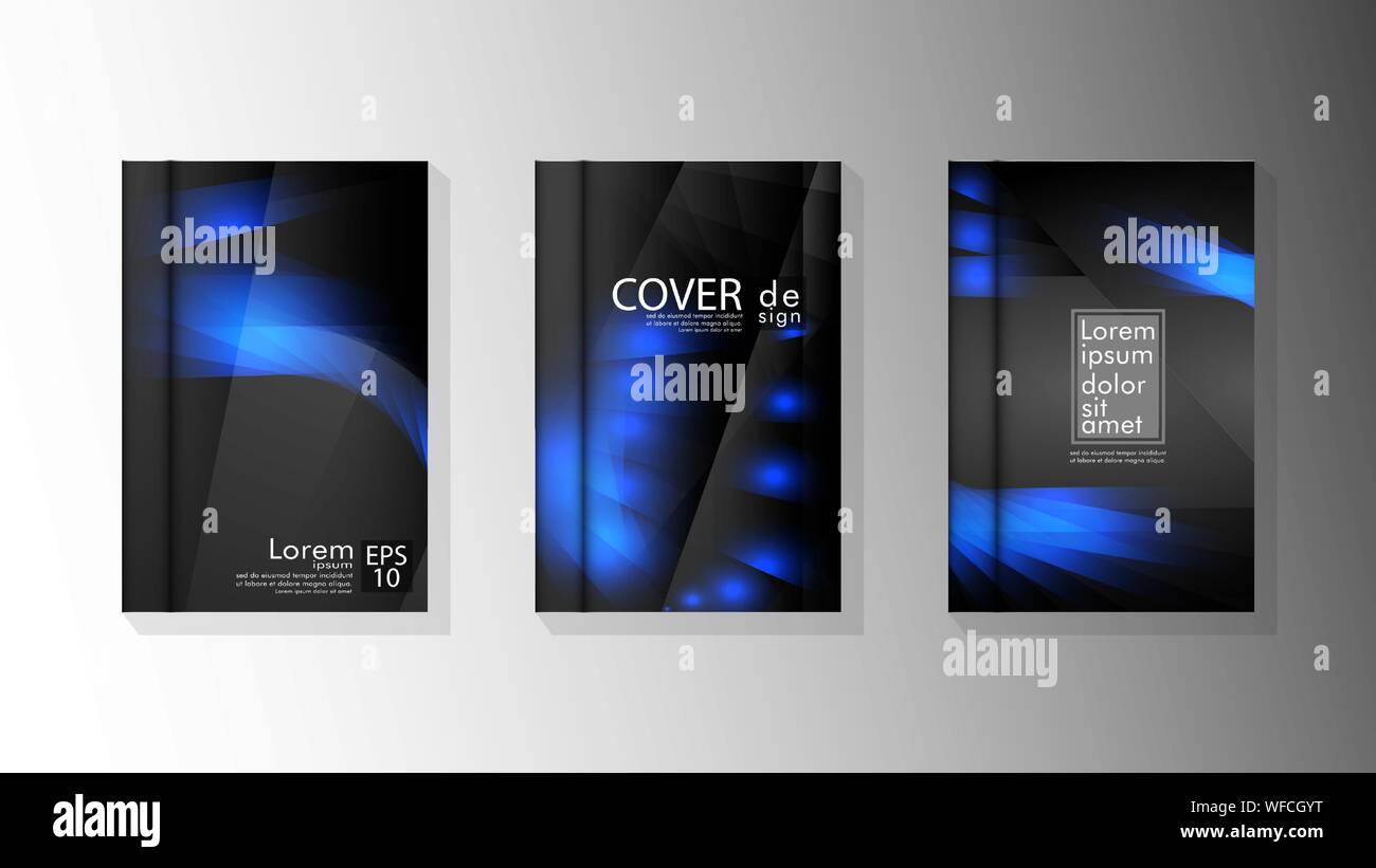 Vector collection of book cover backgrounds. eps 10 vector design ...