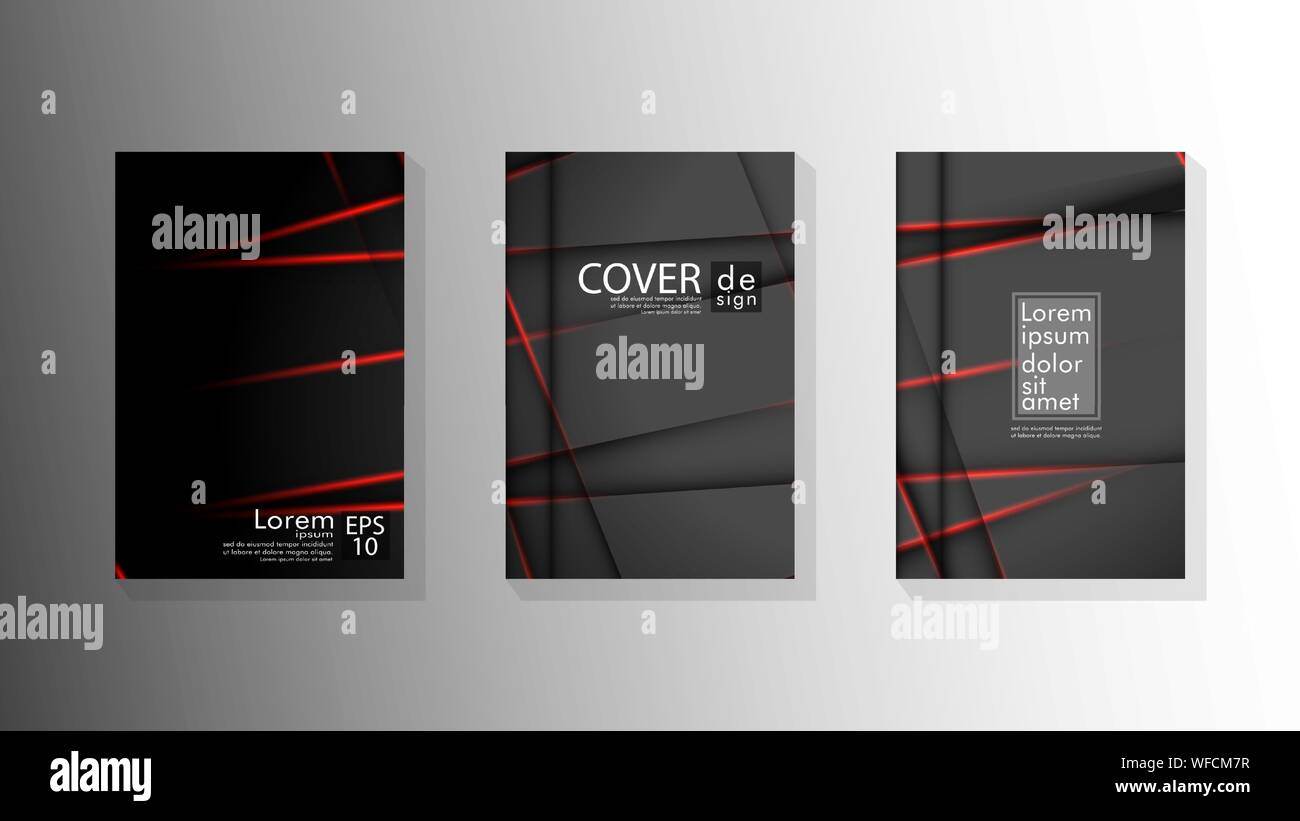 Vector collection of book cover backgrounds. eps 10 vector design ...