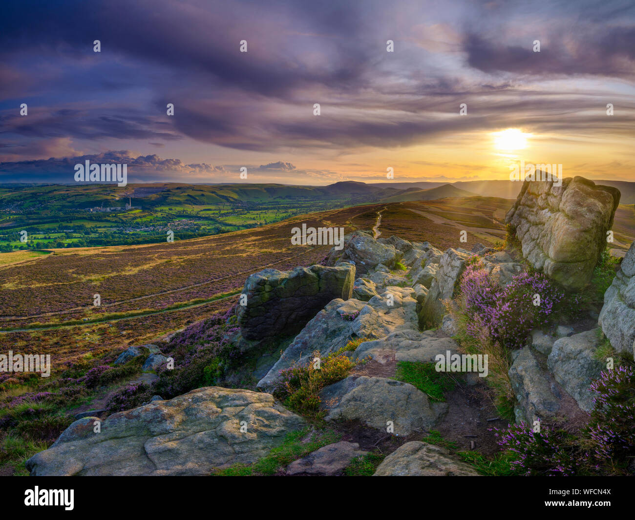 Peak district sunset hi-res stock photography and images - Alamy