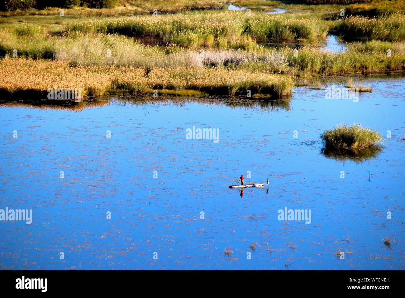 One man fishing boat hi-res stock photography and images - Alamy