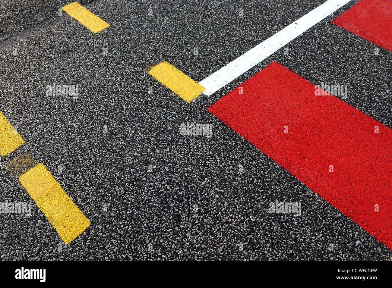 Red zebra crossing hi-res stock photography and images - Alamy