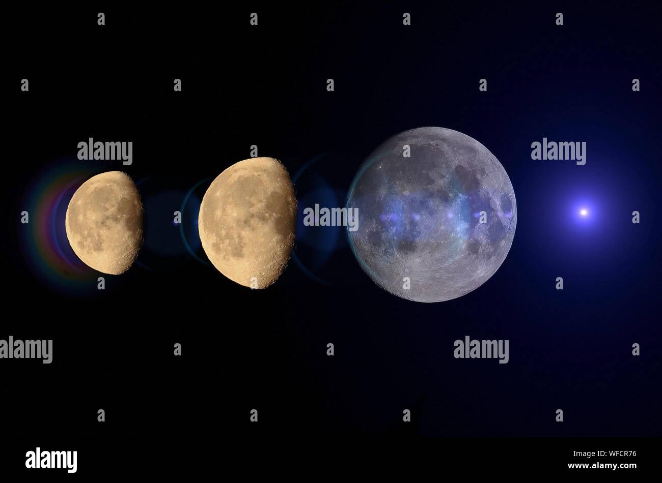 Phases Moon High Resolution Stock Photography and Images - Alamy