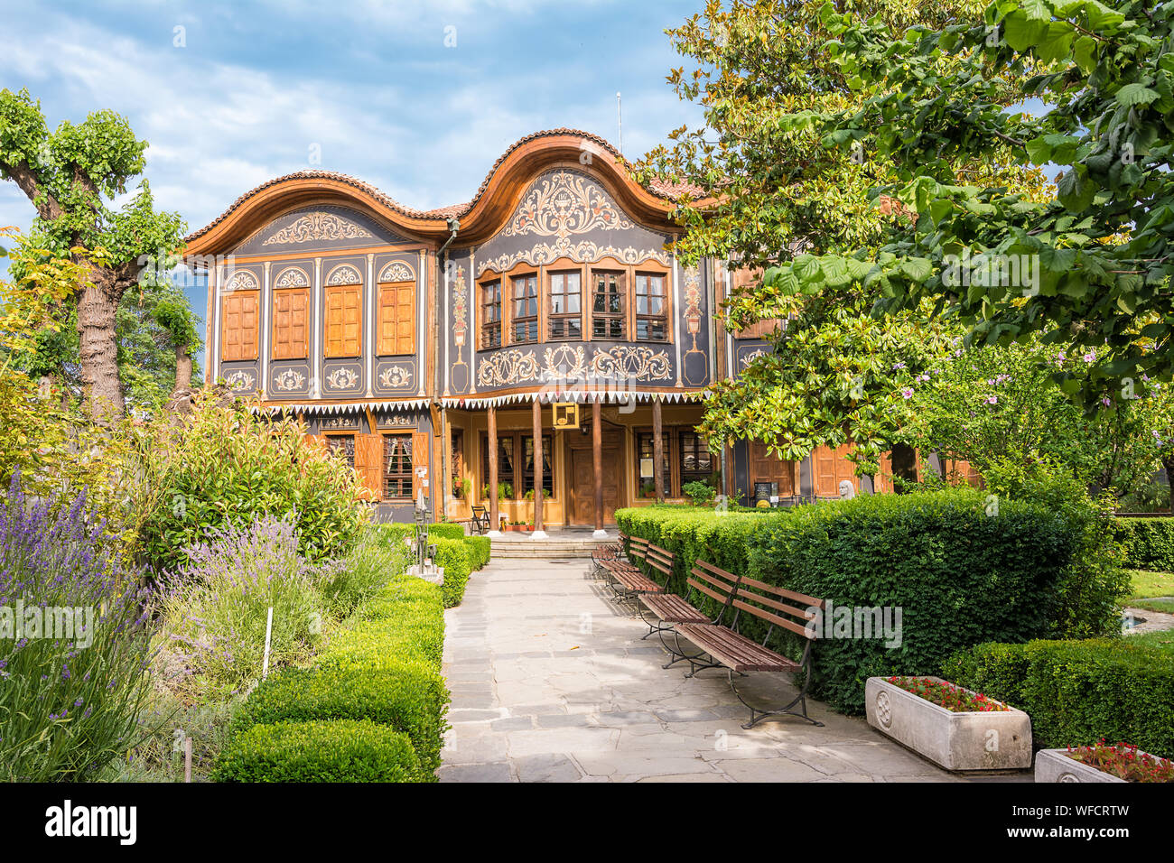PLOVDIV, BULGARIA - 22 June 2019: Center of Plovdiv is the host of the ...