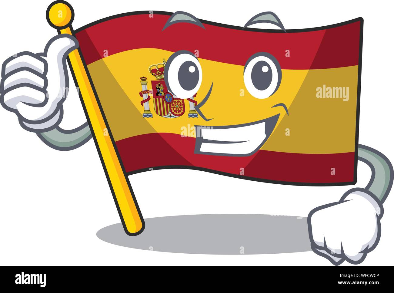 Spanish Flag Cartoon