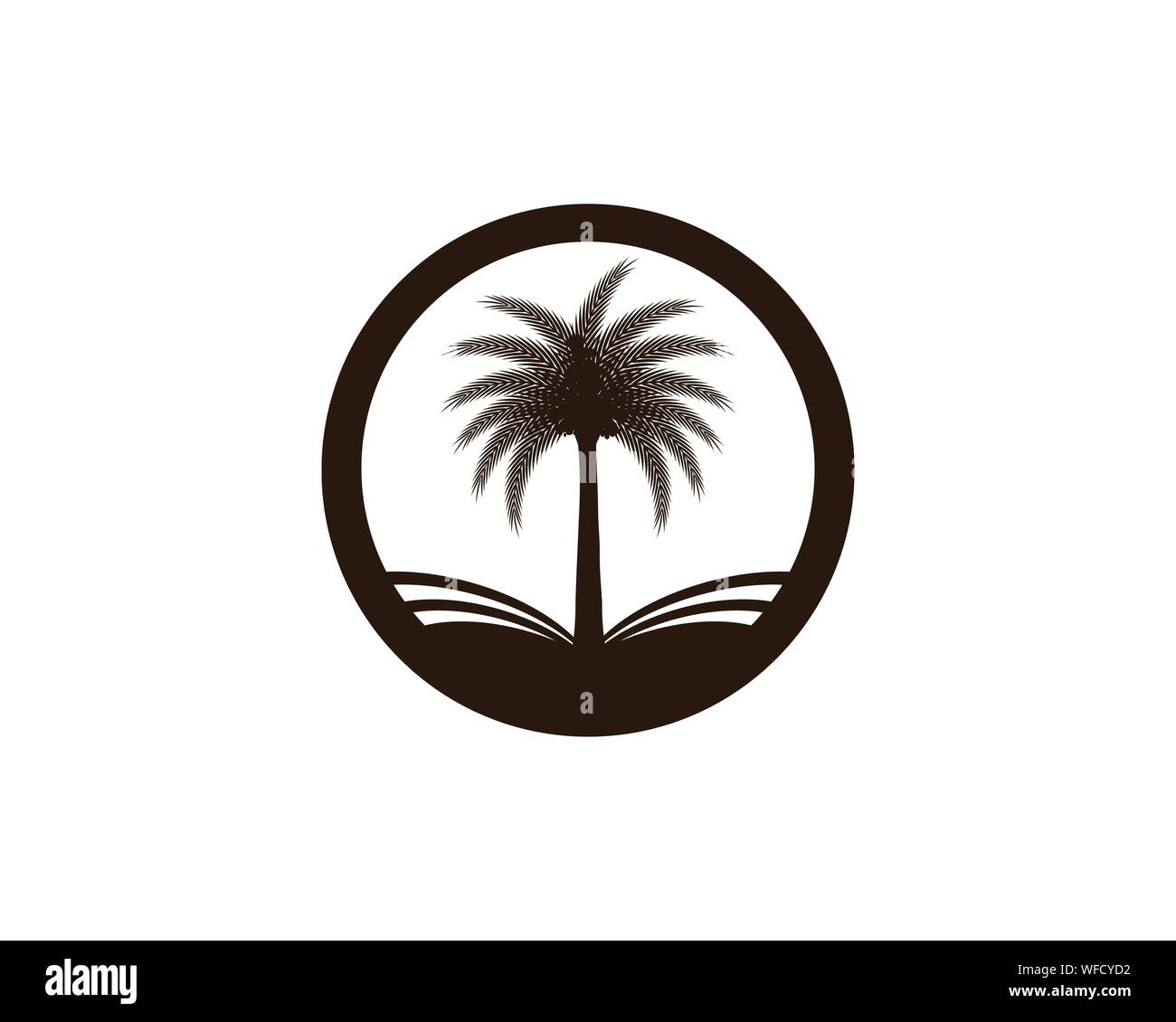 Date tree icon vector illustration logo template Stock Vector Image ...
