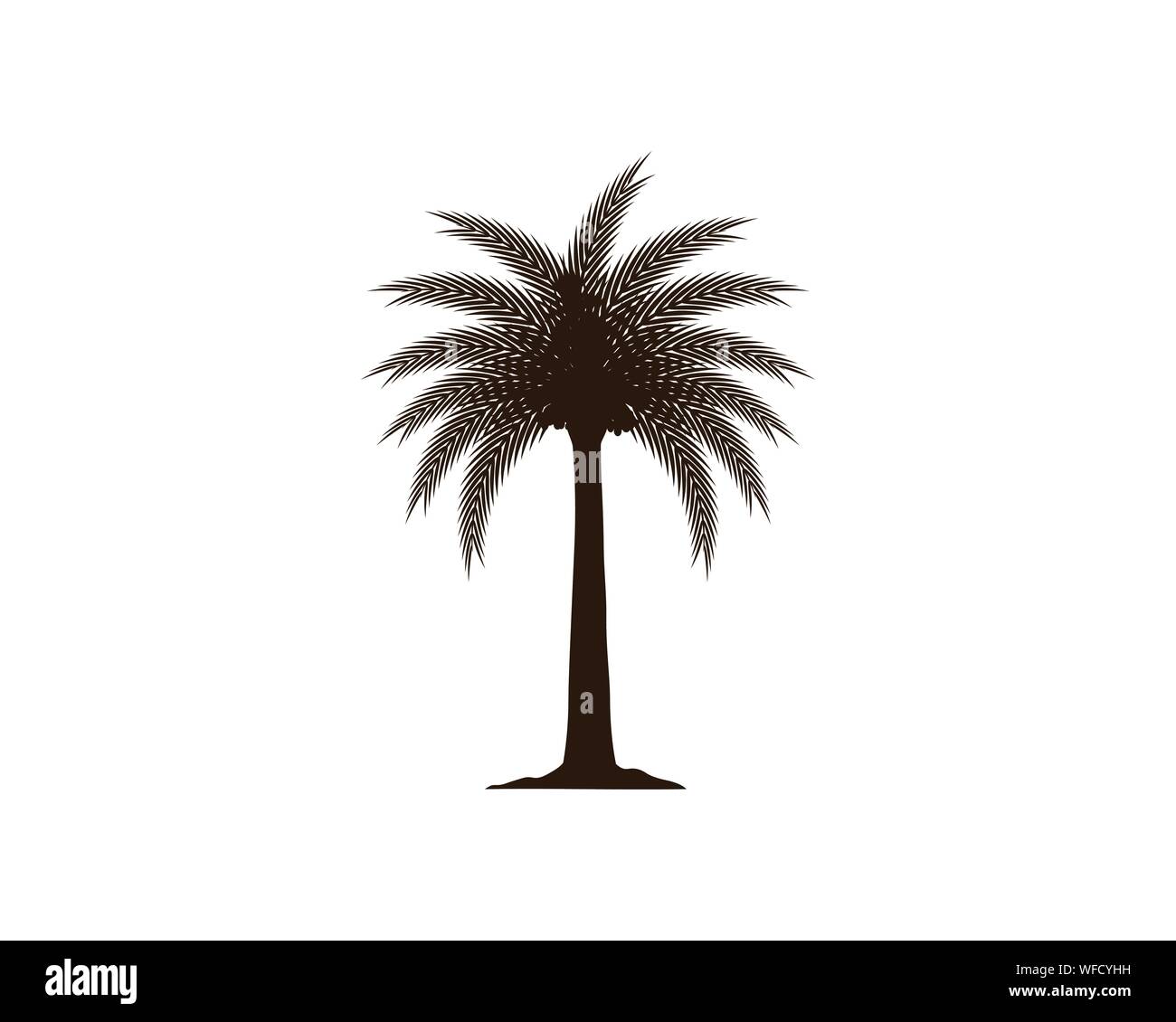 Date tree icon vector illustration logo template Stock Vector Image ...