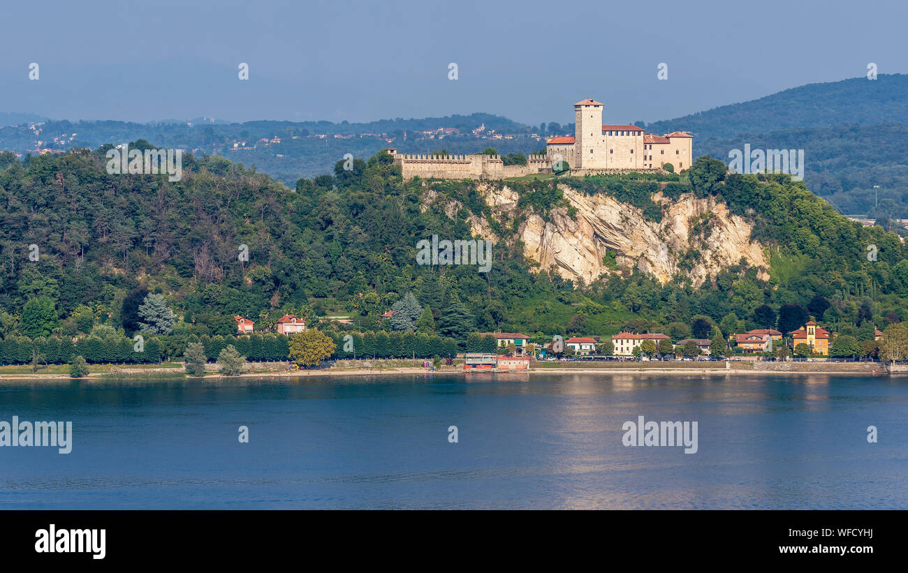 The beautiful Rocca di Angera Varese dominates the southern part of ...