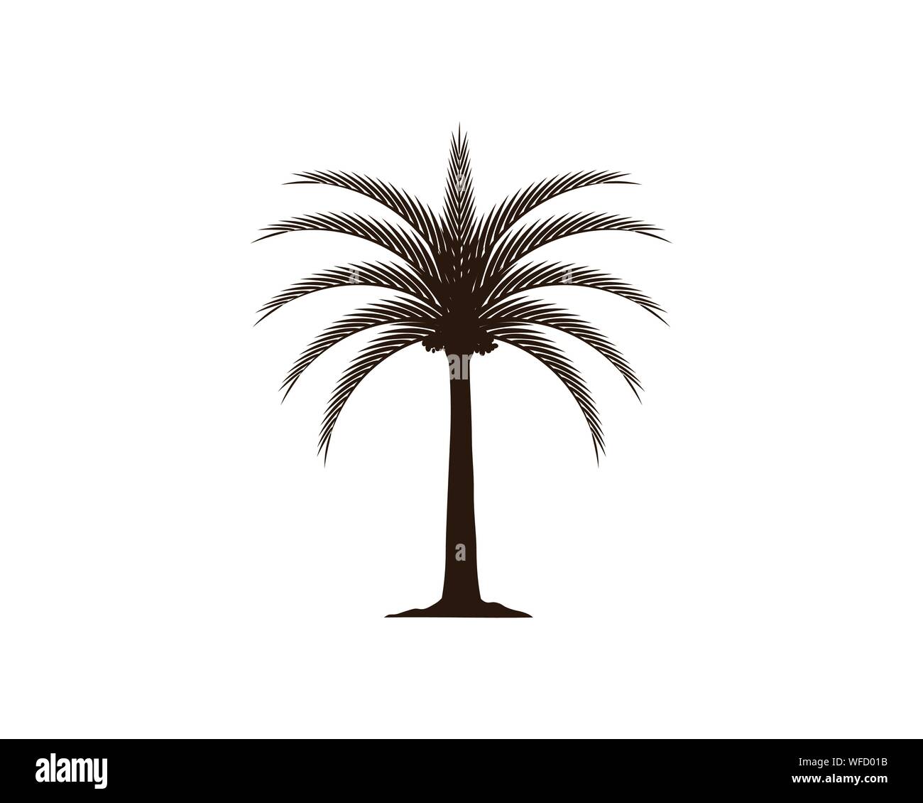 Dates palm tree saudi arabia Stock Vector Images - Alamy